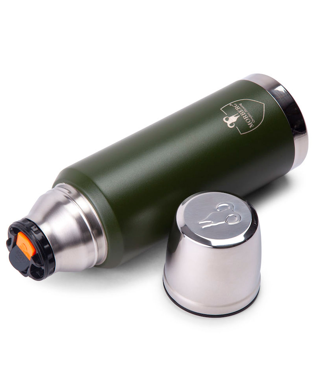 MORBERG by Orrefors Hunting termoflaske 0,8 L, Grøn