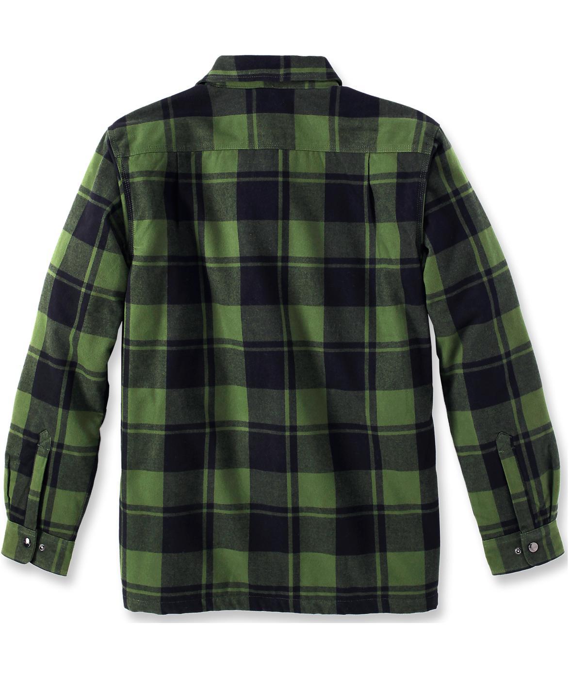 Carhartt foret flannel skjortejakke, Chive